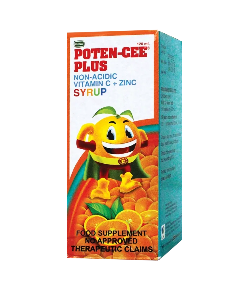 POTEN-CEE PLUS Non-Acidic Vit. C / Zinc Food Supplement Syrup 120mL ...